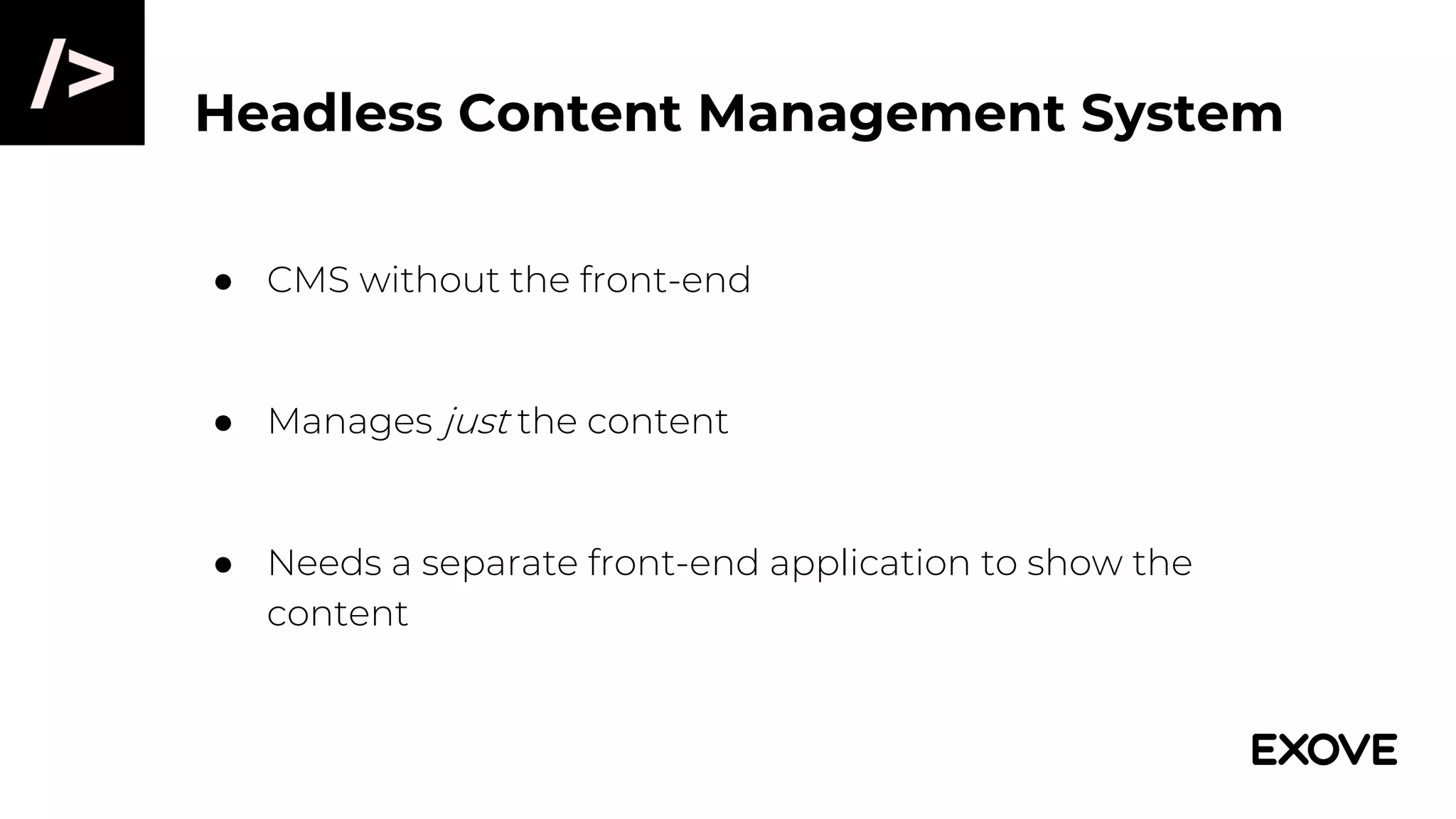 Server Side React With Headless Cms Exove Ppt Free Download 0679