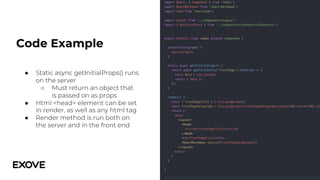 Server-side React with Headless CMS – Exove | PPT | Free Download