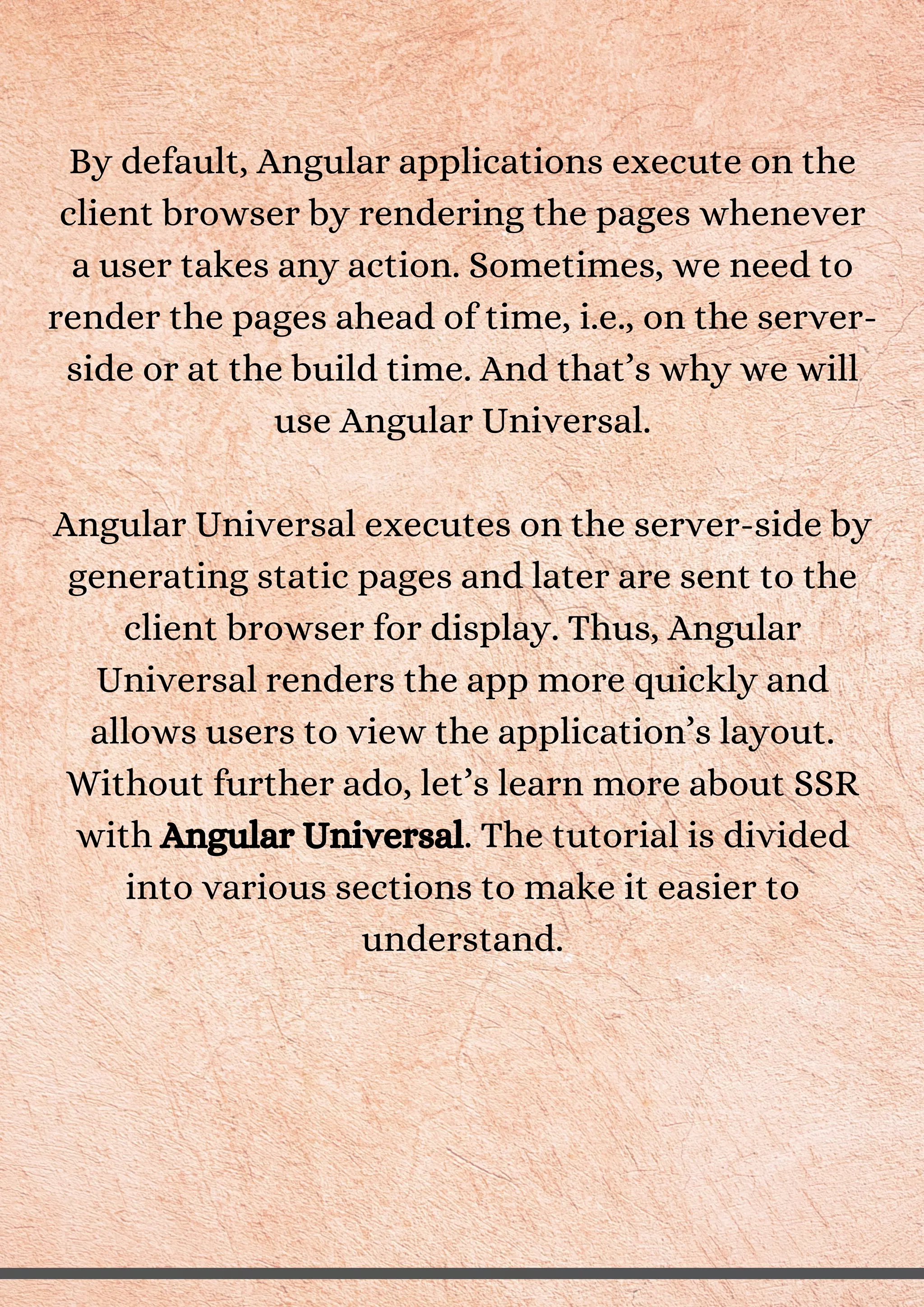 Server Side Rendering Ssr With Angular Universal Pdf 0129