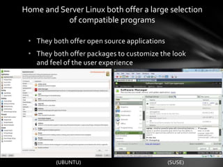 Server and home linux | PPTX