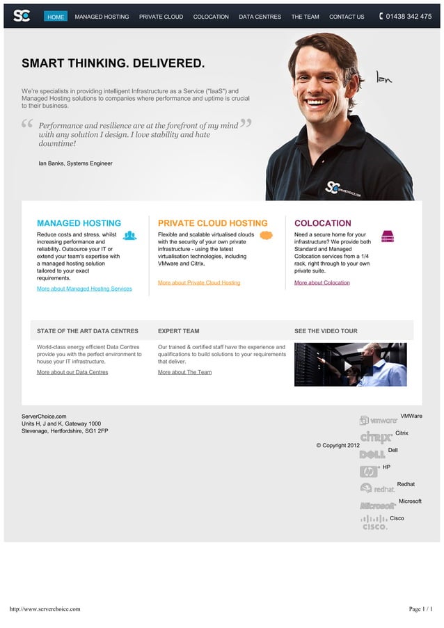 Server choice uk managed hosting solutions | PDF