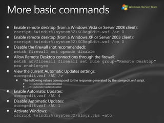 Windows Server Core | PPTX