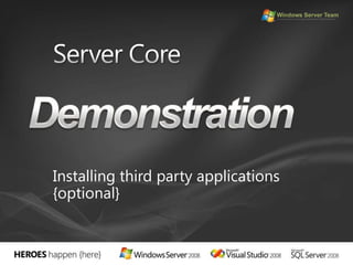 Windows Server Core | PPTX