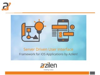 Server driven user interface (sdui) – framework for i os applications! | PPTX