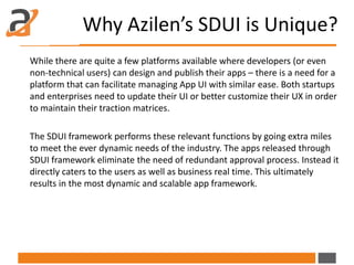 Server driven user interface (sdui) – framework for i os applications ...