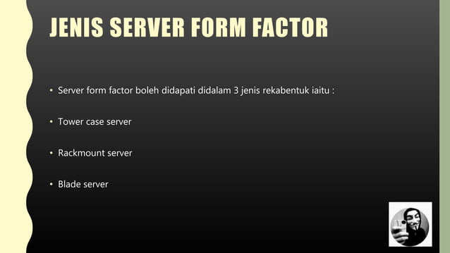 Server form factor | PPTX