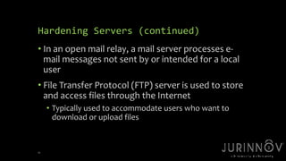 Server Hardening Primer - Eric Vanderburg - JURINNOV | PPT