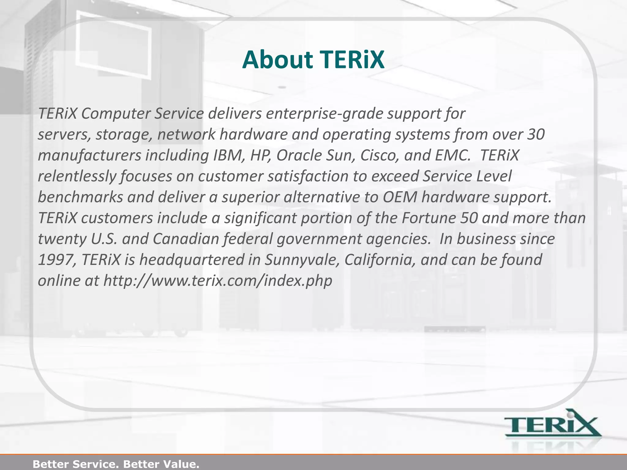 Server Hardware Support | PPTX