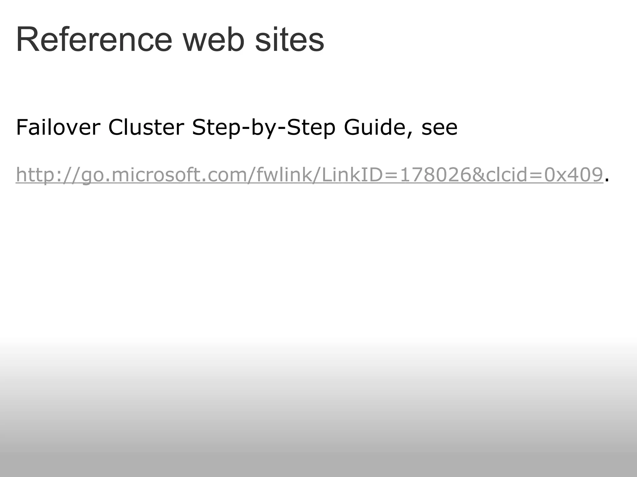 Server High Availability Failover Clusters | PPT