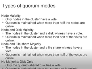 Server High Availability Failover Clusters | PPT