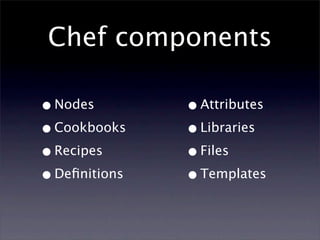 Server Installation and Configuration with Chef | PDF | Operating ...
