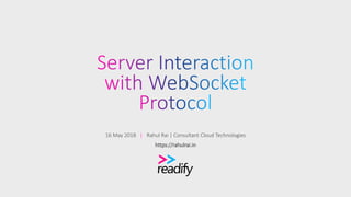 Server interaction with web socket protocol | PPT
