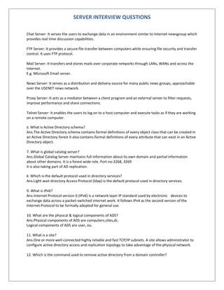 Server interview[1] | DOC
