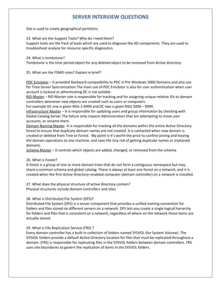 Server interview[1] | DOC