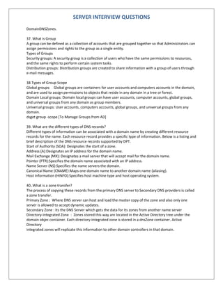 Server interview[1] | DOC