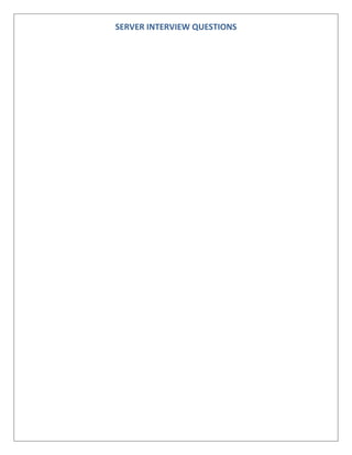 Server interview[1] | DOC
