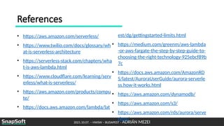ServerLess Cutting through Amazon Technologies .pptx