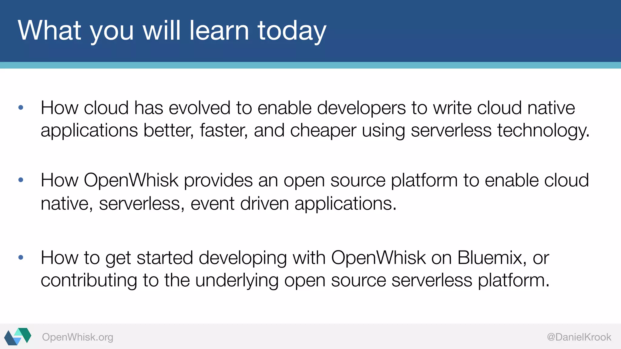 Serverless apps with OpenWhisk | PPT
