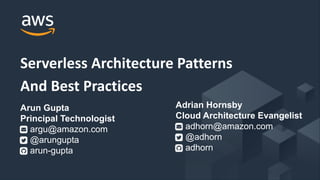 Serverless architecture-patterns-and-best-practices | PPT