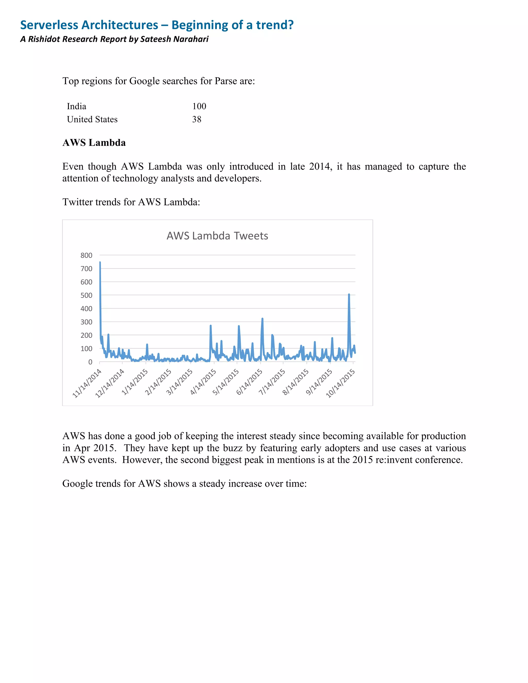 Serverless Architecture - Beginning of a Trend? | PDF
