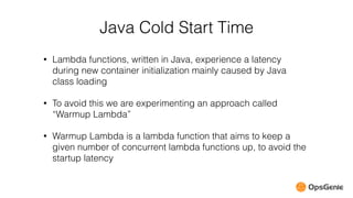 Serverless Architectures on AWS Lambda | PPT
