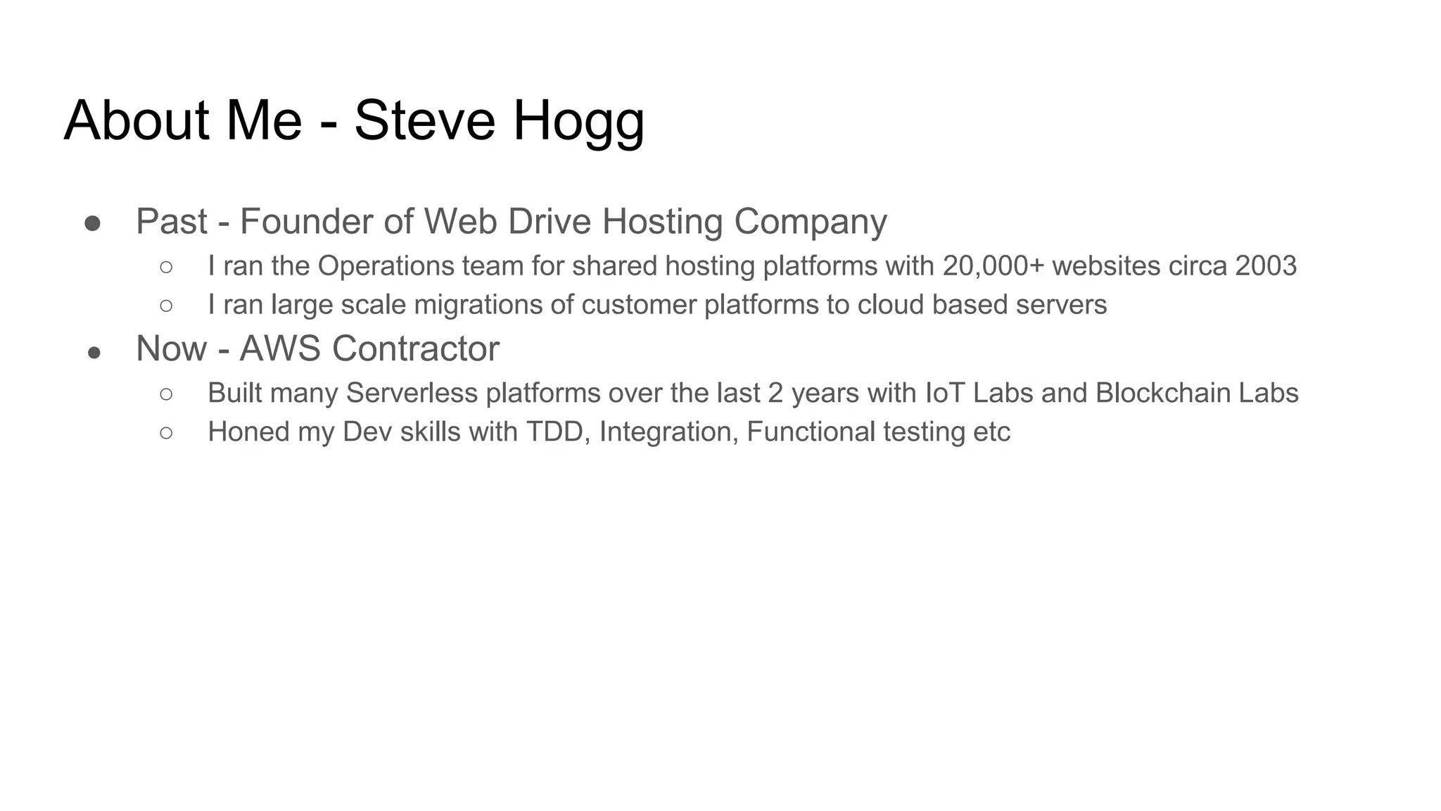 Serverless Devops Lessons Learned From Production Ppt