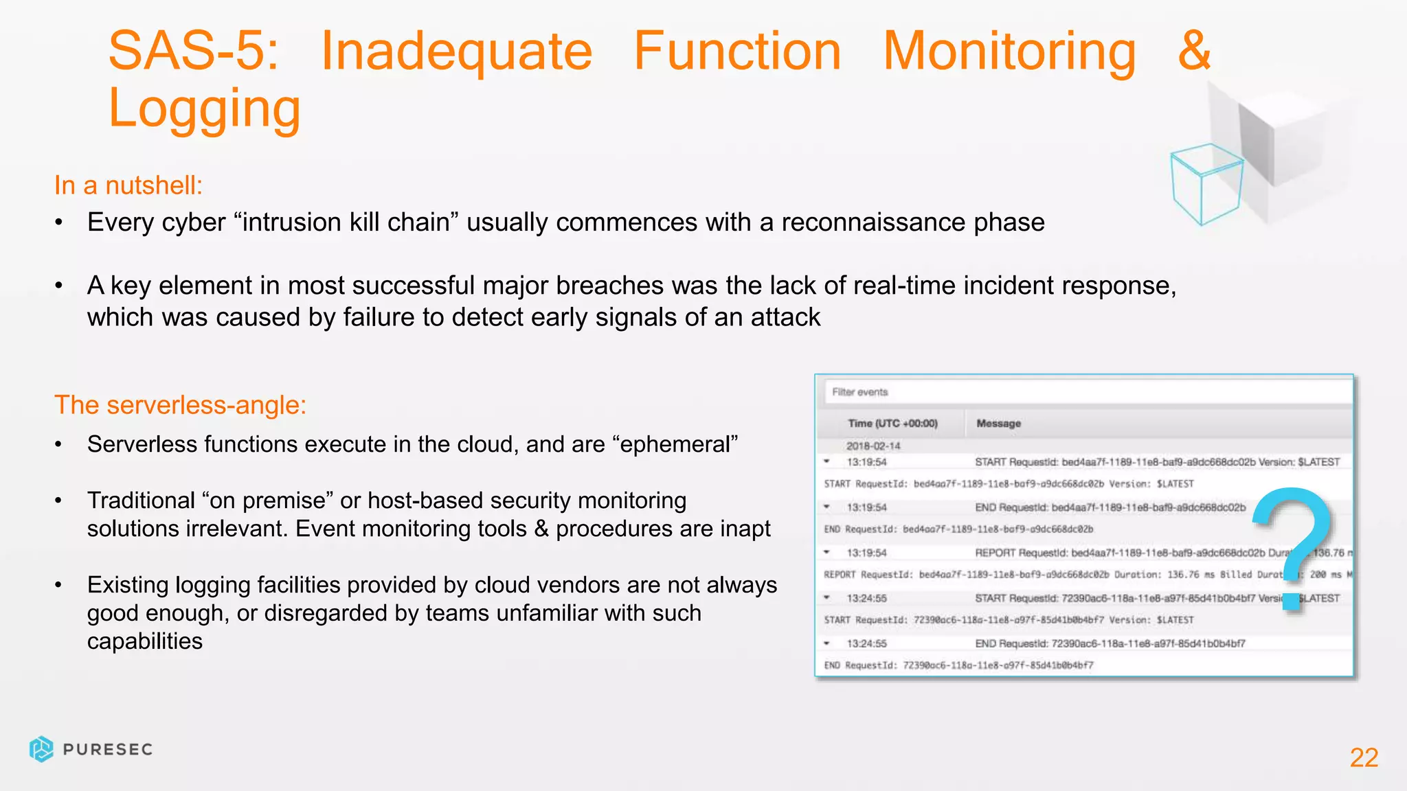 The Top 10 Most Common Weaknesses in Serverless Applications 2018 | PPTX | Cloud Computing ...