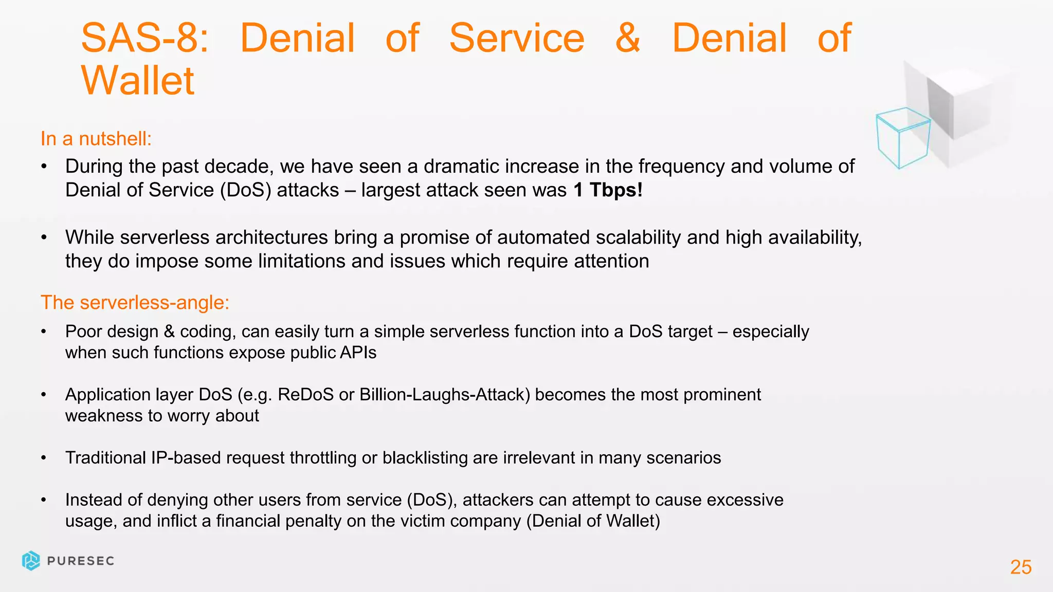 The Top 10 Most Common Weaknesses in Serverless Applications 2018 ...