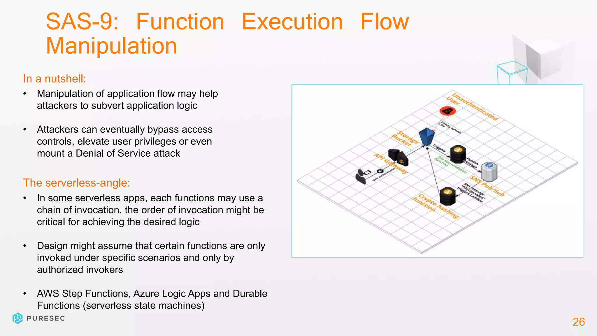 The Top 10 Most Common Weaknesses in Serverless Applications 2018 | PPTX | Cloud Computing ...