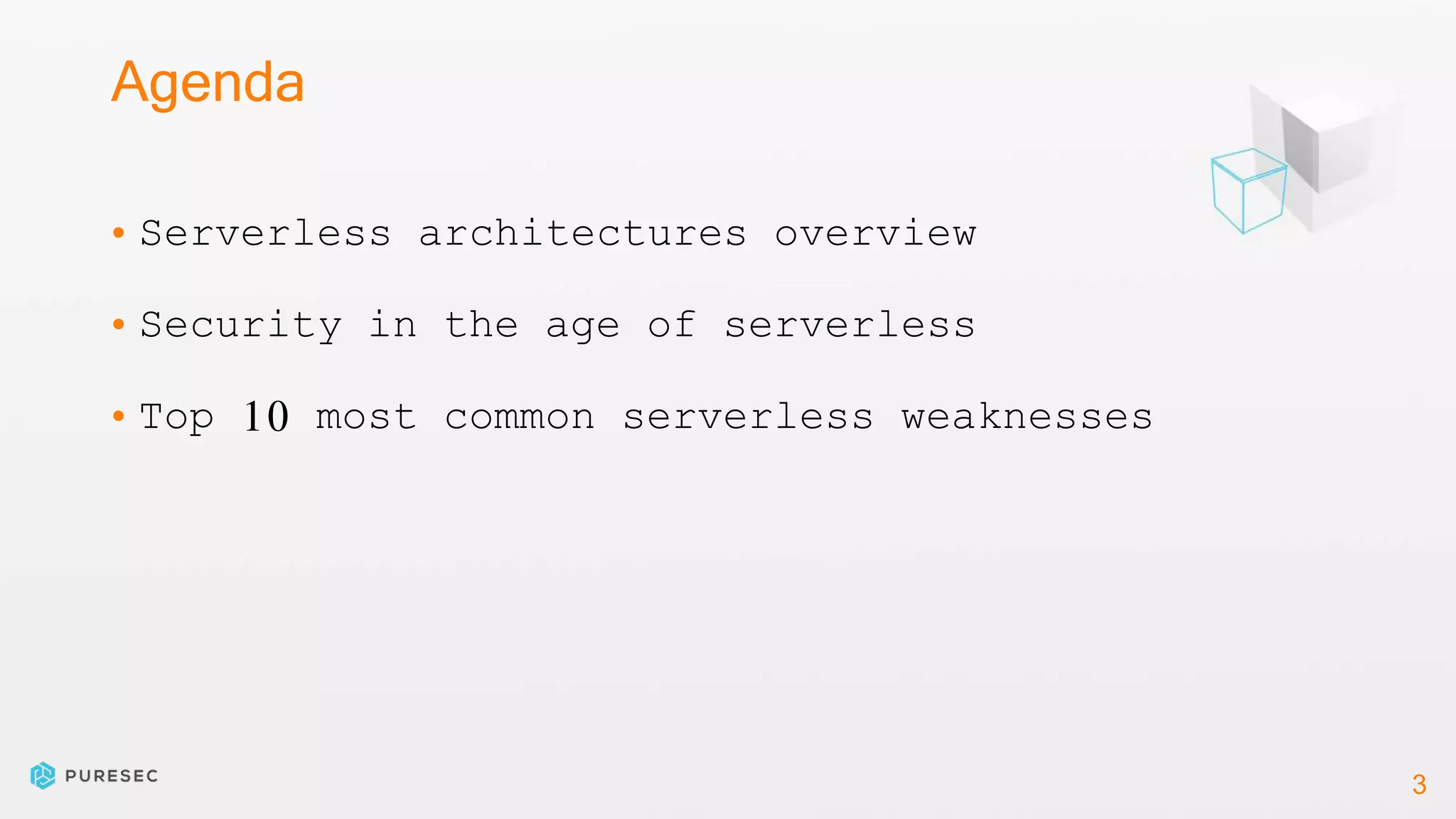 The Top 10 Most Common Weaknesses in Serverless Applications 2018 | PPTX | Cloud Computing ...