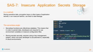 The Top 10 Most Common Weaknesses in Serverless Applications 2018 ...