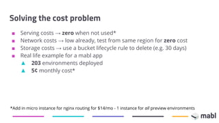 Serverless Preview Environments @ Boston DevOps | PPT