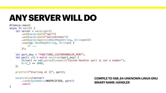 Serverless Rust | PPT