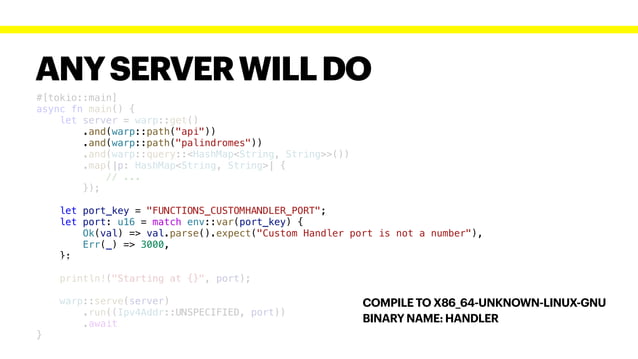 Serverless Rust | PPT