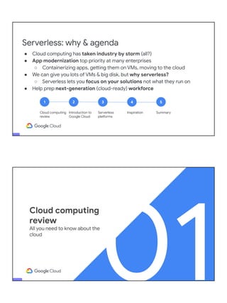 Serverless computing with Google Cloud | PDF