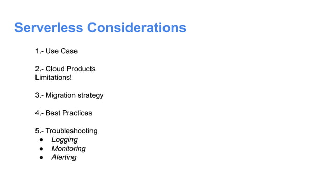 Serverless And Design Patterns In Gcp Ppt