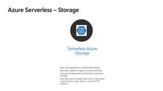 Getting started with Serverless applications on Microsoft Azure | PDF