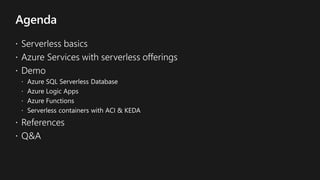 Getting started with Serverless applications on Microsoft Azure | PDF