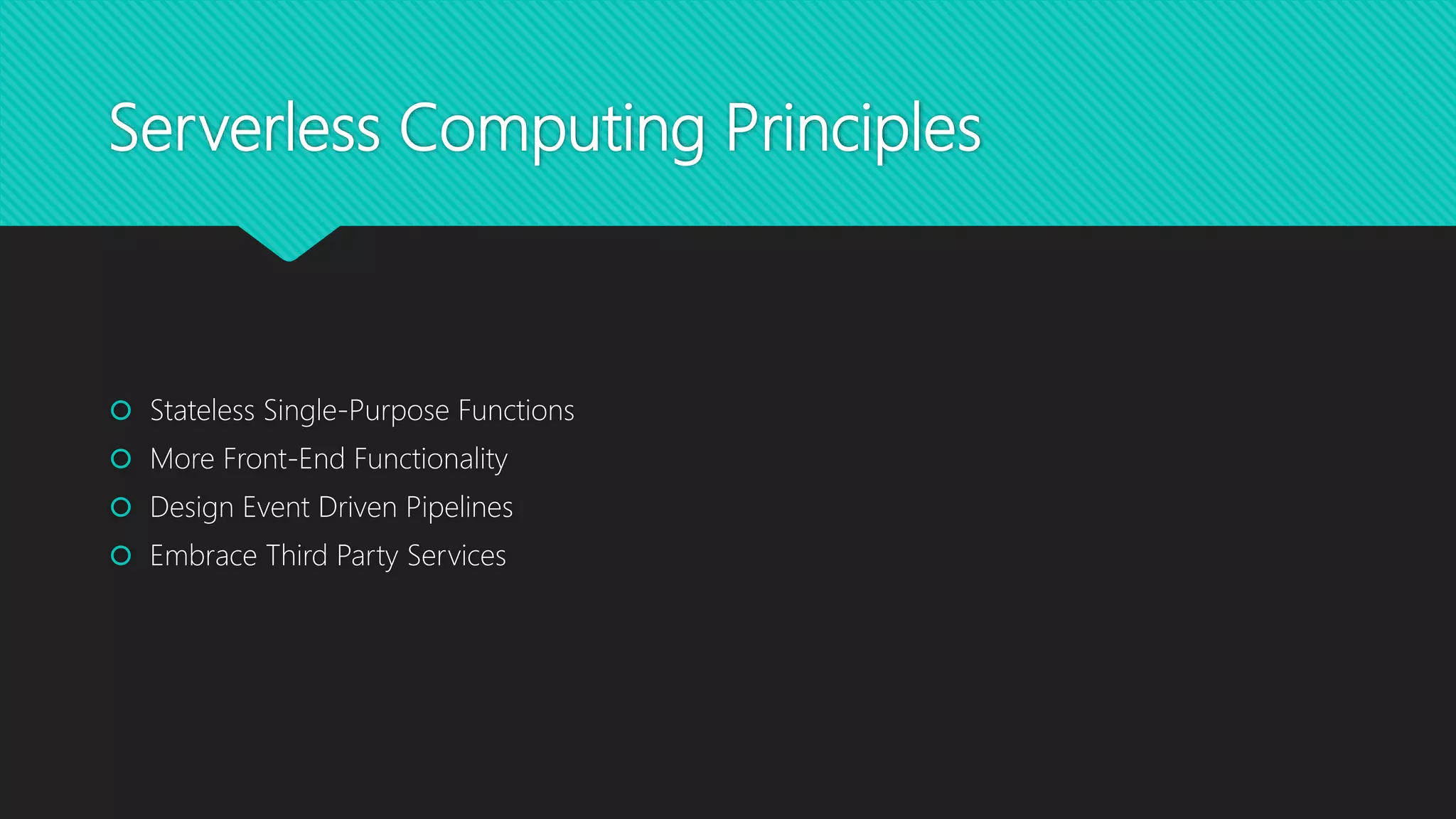 Serverless architecture | PPTX | Cloud Computing | Internet