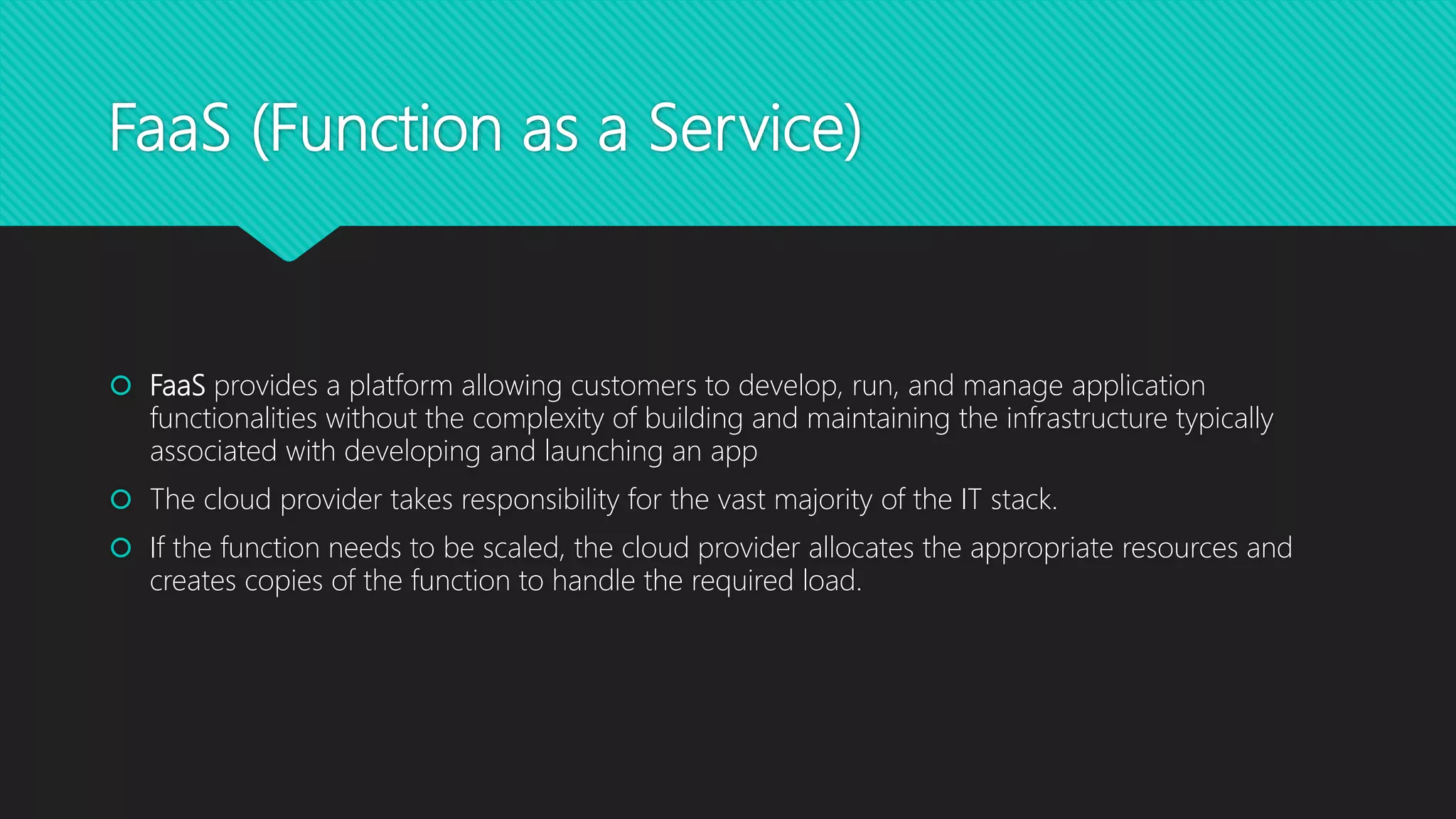 Serverless architecture | PPTX | Cloud Computing | Internet
