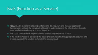 Serverless architecture | PPTX | Cloud Computing | Internet