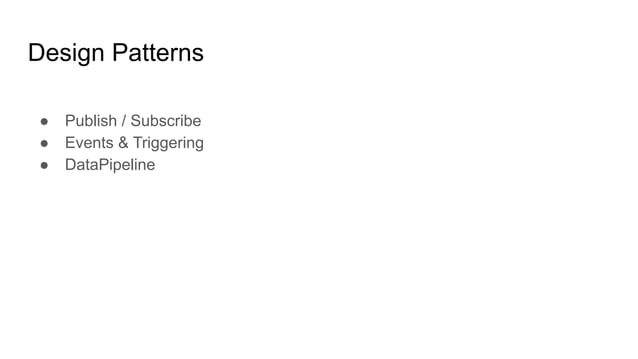 Serverless Architecture GCP In Production | PPT