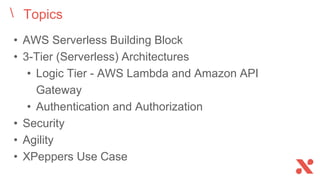 Serverless architectures on aws | PPT