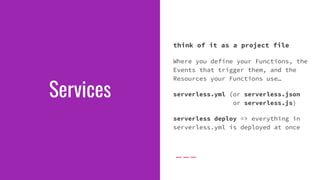 Using serverless with aws | PPT