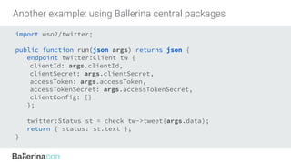Serverless Ballerina | PPT