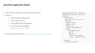 AWS Serverless patterns & best-practices in AWS | PPTX