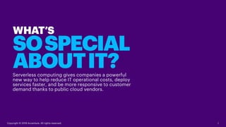 Serverless computing. The next step in the evolution of cloud. | PDF