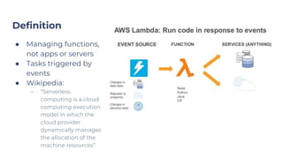 Serverless Computing with AWS | PDF | Cloud Computing | Internet