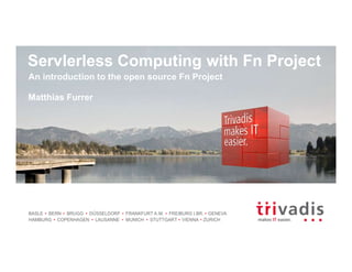 Serverless Computing with Fn Project | PPT