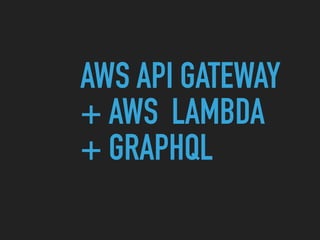 Serverless GraphQL @ServerlessConf New York | PPT | Free Download